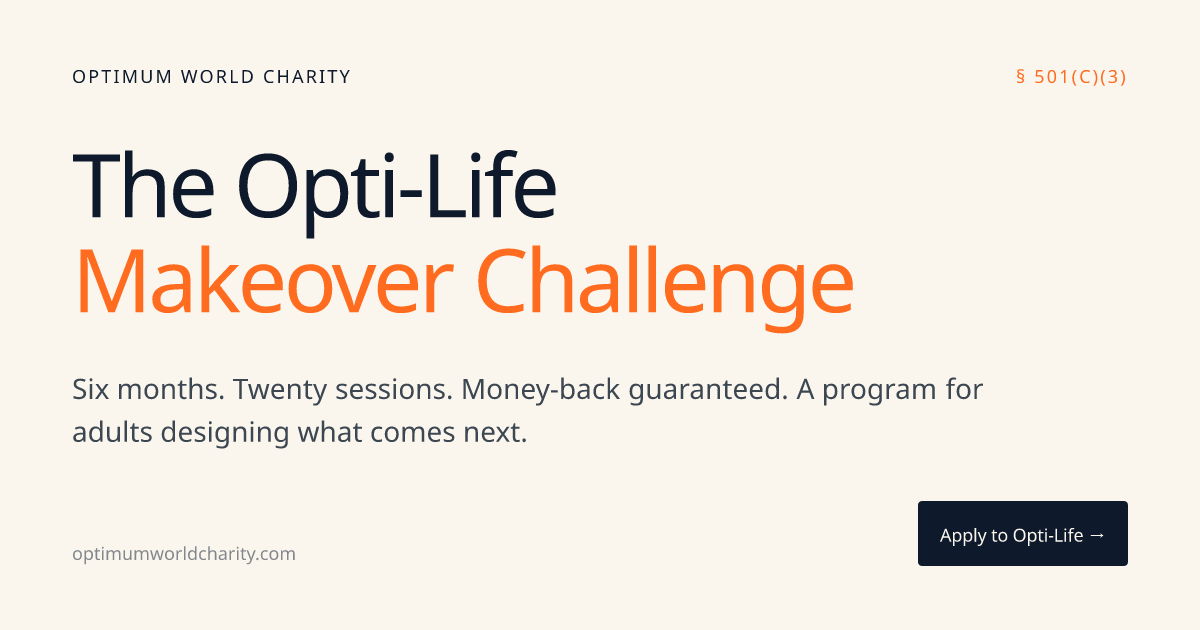 The Opti-Life Coach & Business Consultant Certification Program ...